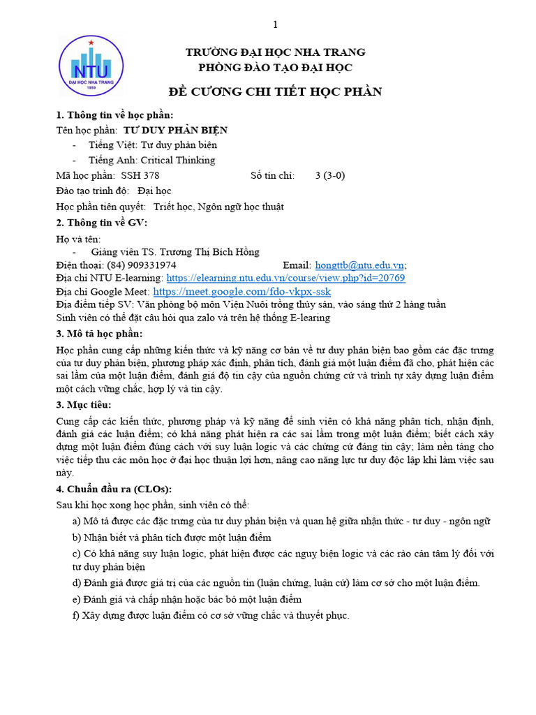 DCCTHP K 2 2023-2024 | PDF