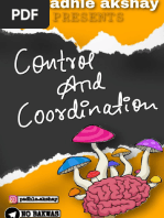Chapter 7 Control and Coordination Handwritten Notes | PDF