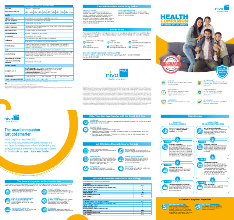 Health Companion - Brochure - 1 | PDF | Insurance | Hospital