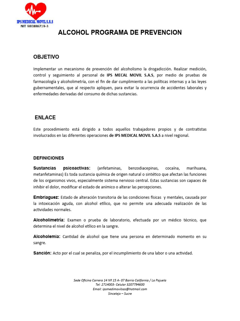 alcoholimetria | Descargar gratis PDF | Drogas Psicoactivas | Medicina