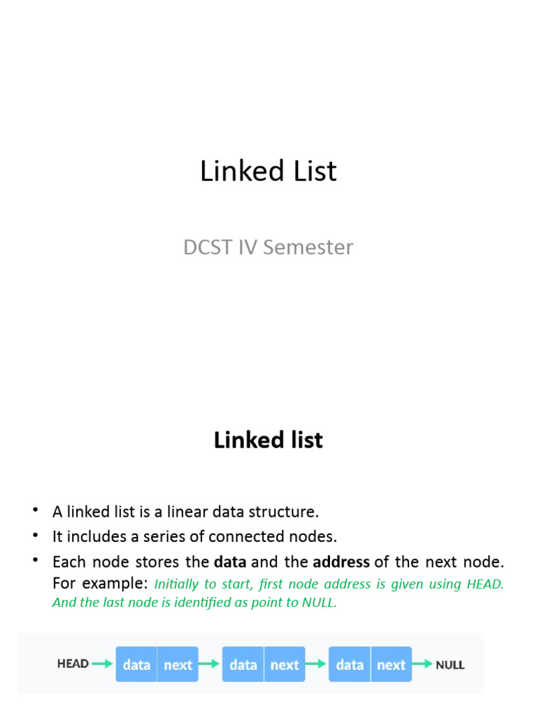 Link List | Download Free PDF | Software Development | Computer Science