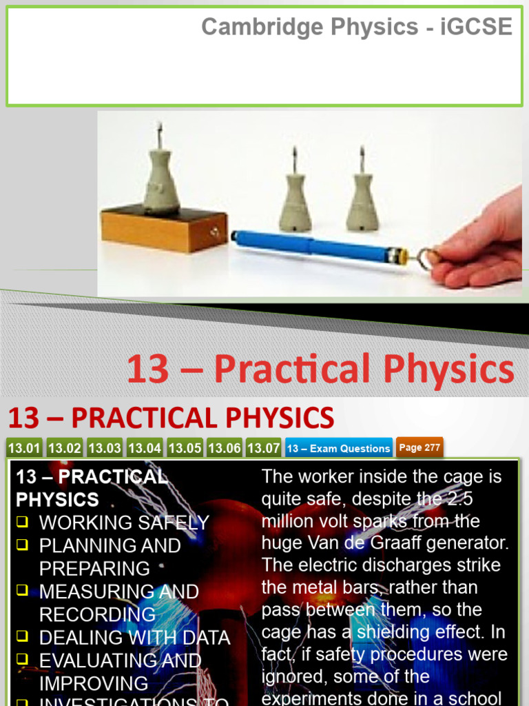 附加 13 - Practical Physics | PDF | Electrical Resistance And Conductance ...