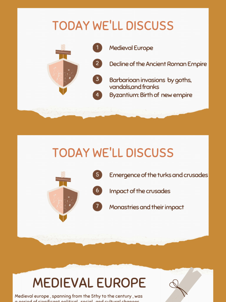 Beige Brown Bright Illustrative History Class Presentation | PDF ...