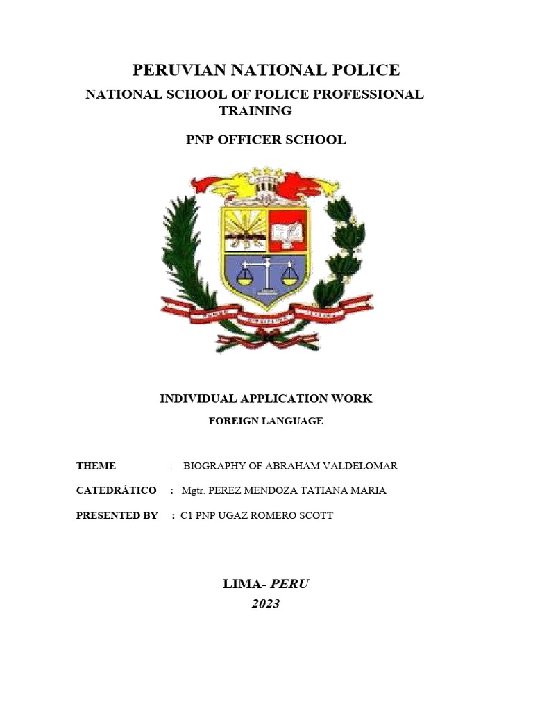 Biography of Abraham Valdelomar | PDF