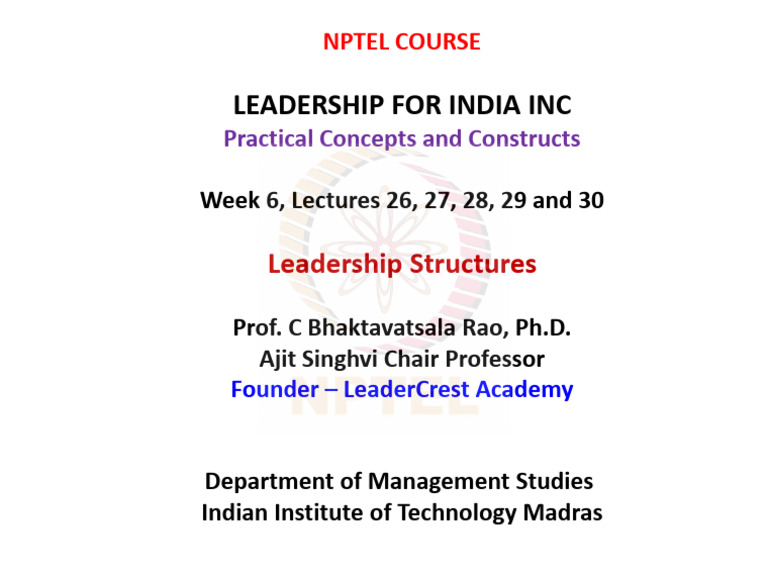 CBR-Leadership-W6-L26 To L30 (1) - 1 | PDF | Career & Growth | Art