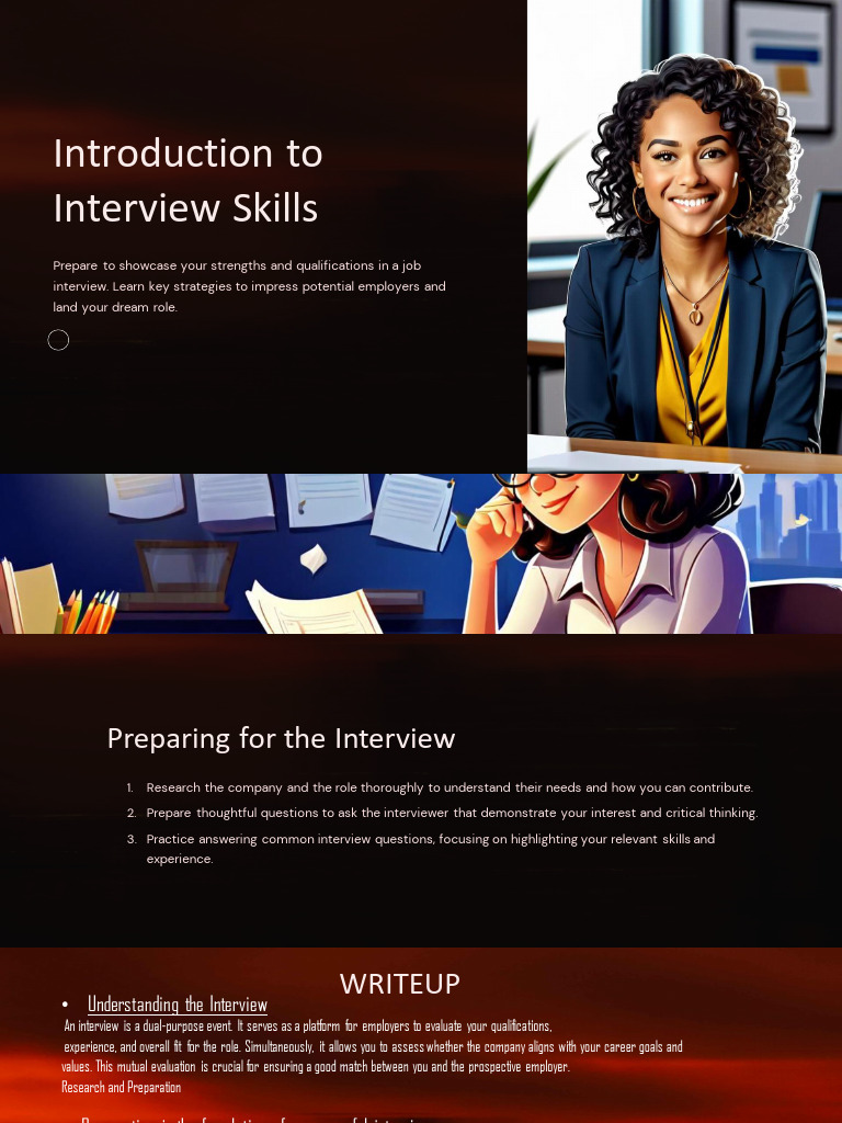 Interview Skills | PDF | Body Language | Human Communication