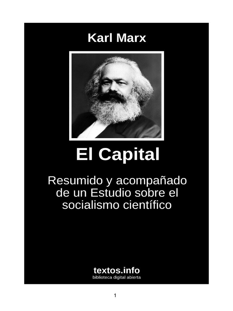 Karl Marx - El Capital | PDF | Capitalismo | Karl Marx