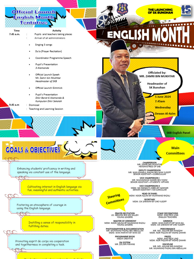 LAUNCH OF ENGLISH MONTH | PDF