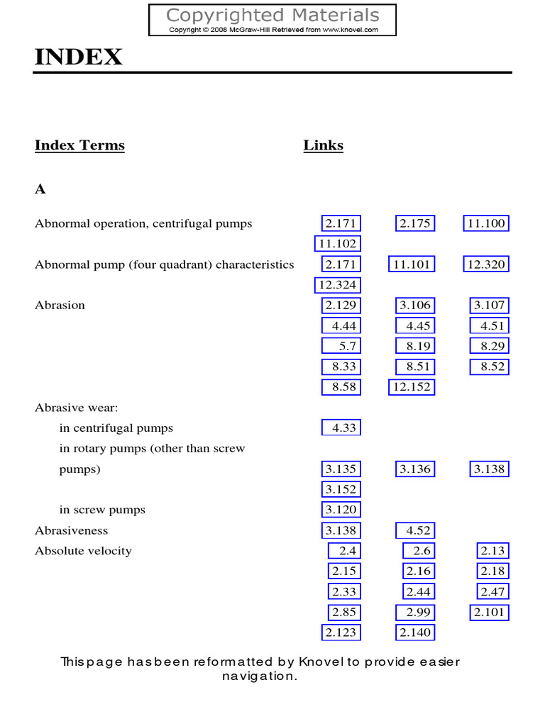 Indx | PDF | Pump | Electric Motor