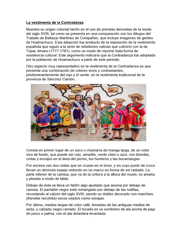 La Contradanza | PDF | Ropa | Moda