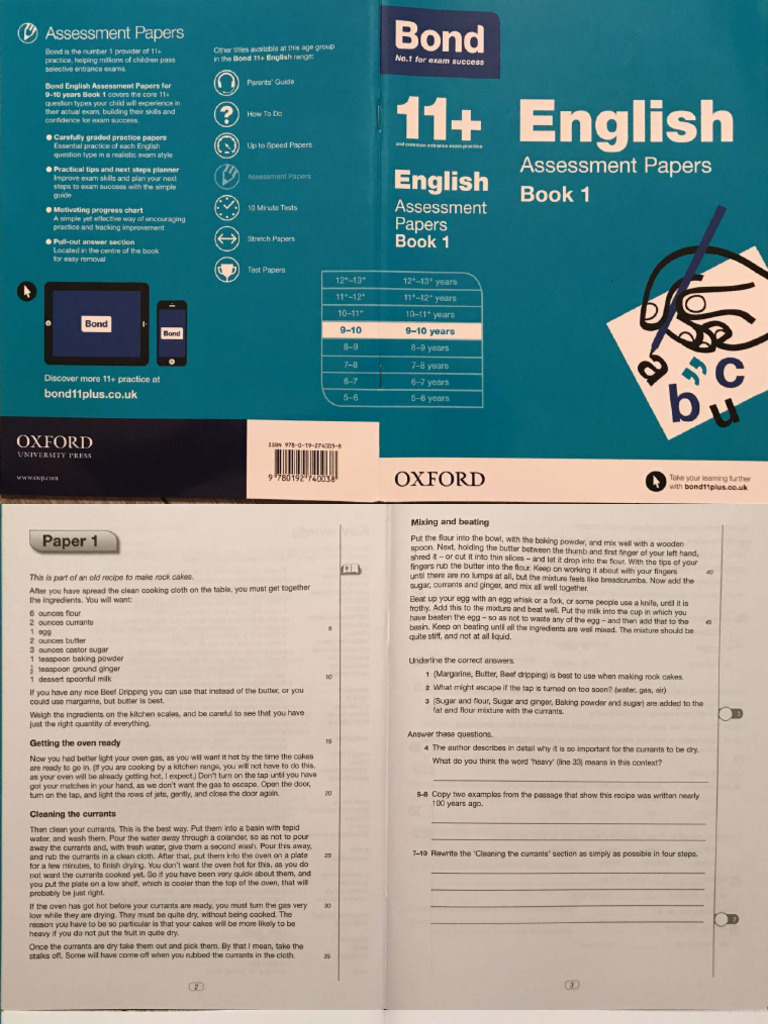 Assessment Papers 9-10 Book 1 | PDF