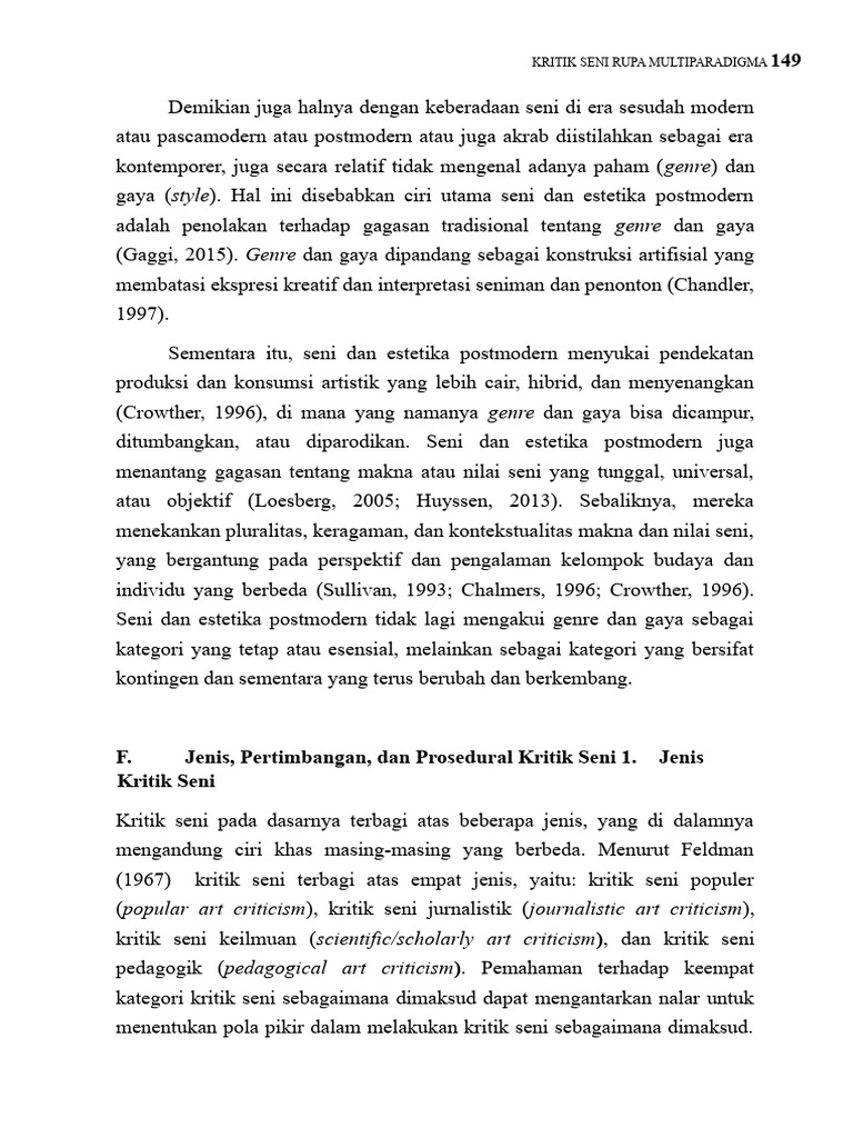 Kritik Seni | PDF | Sejarah