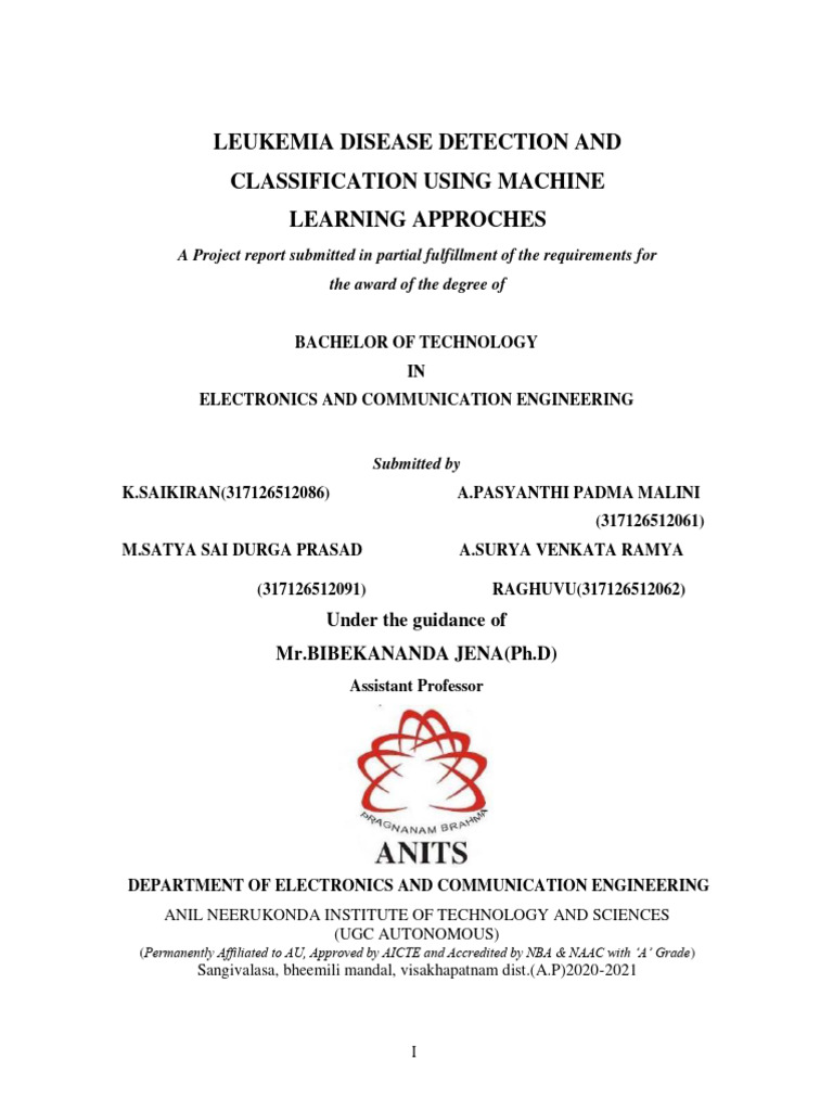Leukemia Disease Detection | PDF | Image Segmentation | Cluster Analysis