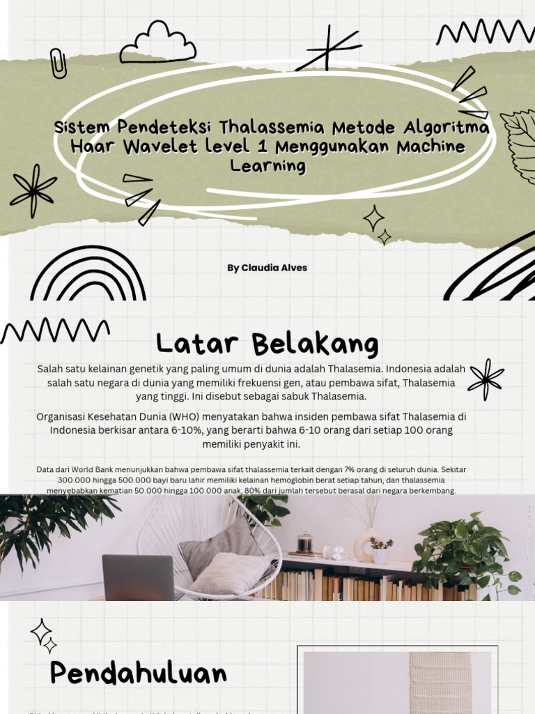 Presentasi Deteksi Penyakit Thalassemia | PDF | Komputer