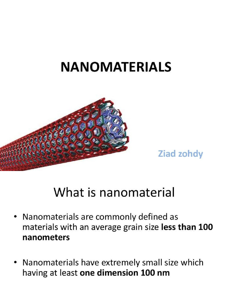 Intro To Nanomaterial | PDF