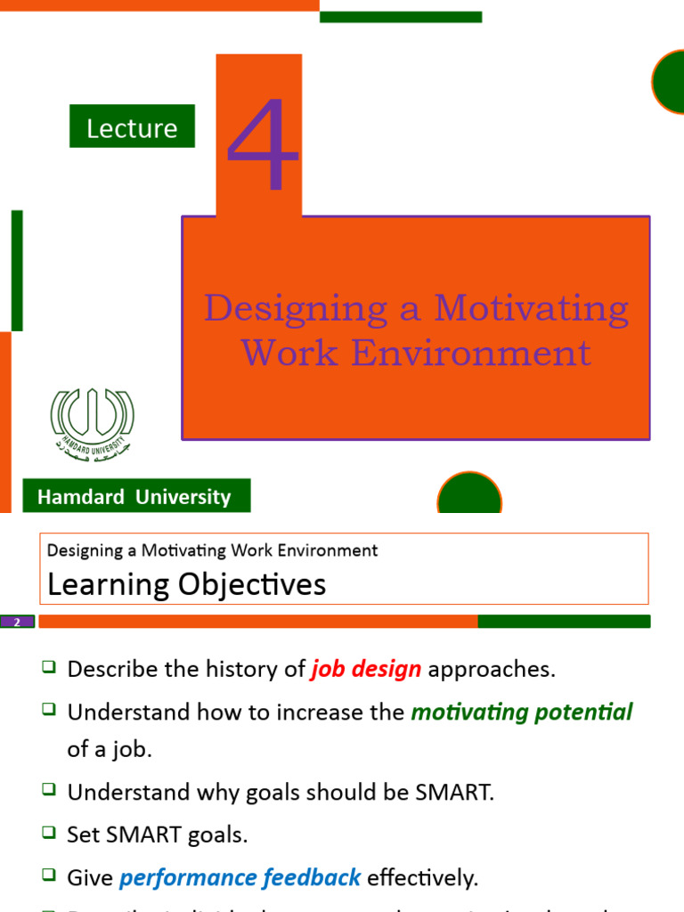 4-Motivaing Work Envirenment | PDF | Performance Appraisal | Empowerment