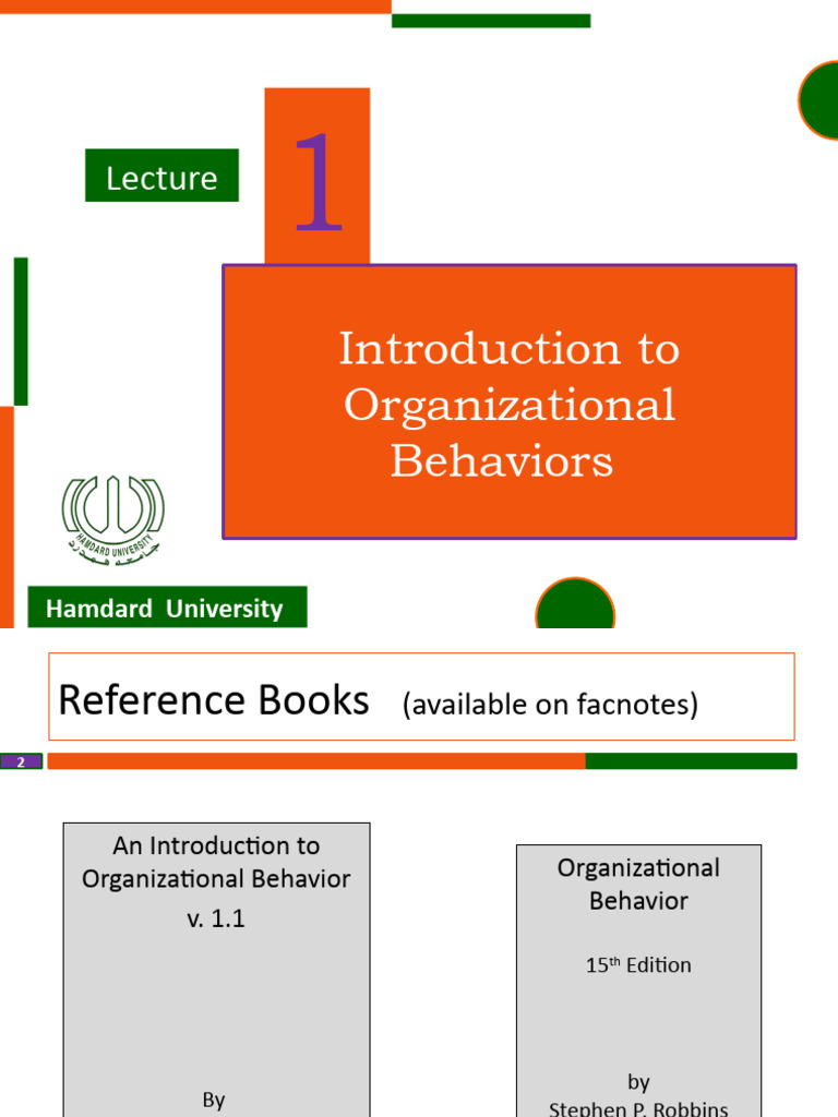 1-Intro To Org Behaviour | PDF | Organizational Behavior | Learning Styles