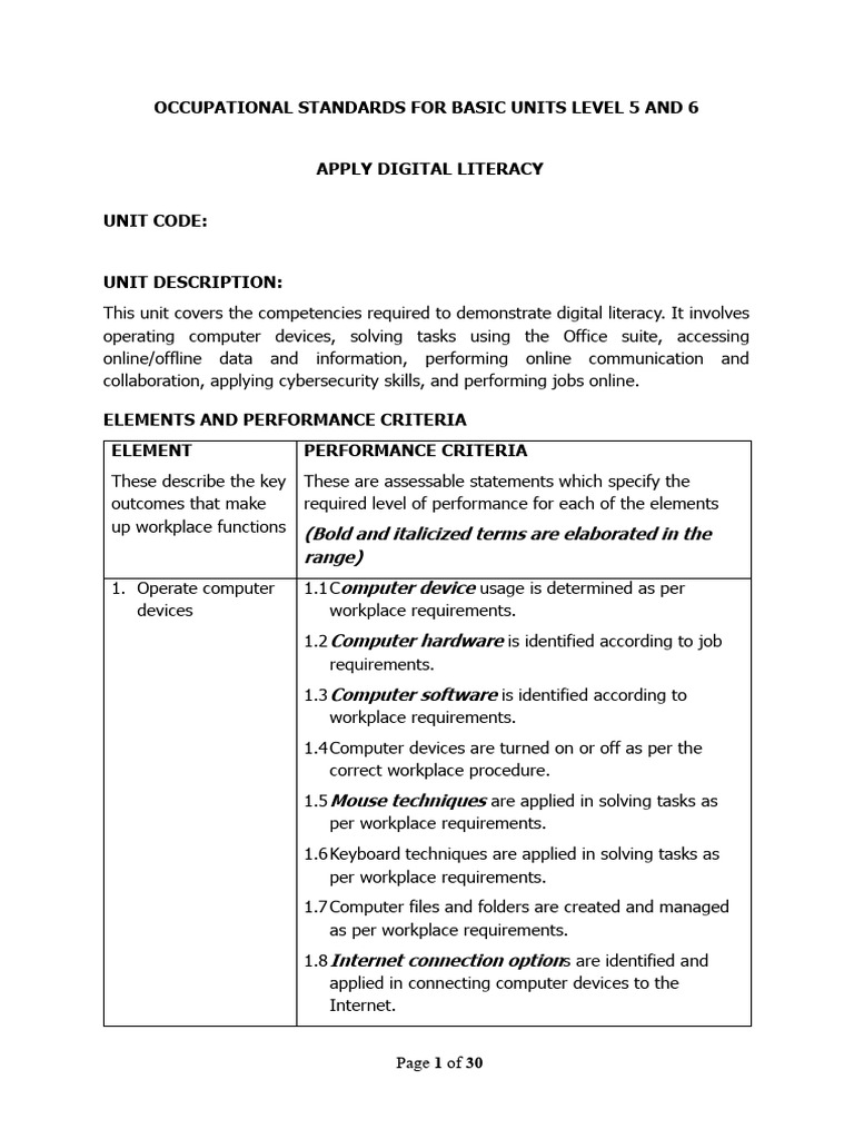 OS For Basic Units Level 5 and 6 | PDF | Entrepreneurship | Computer ...