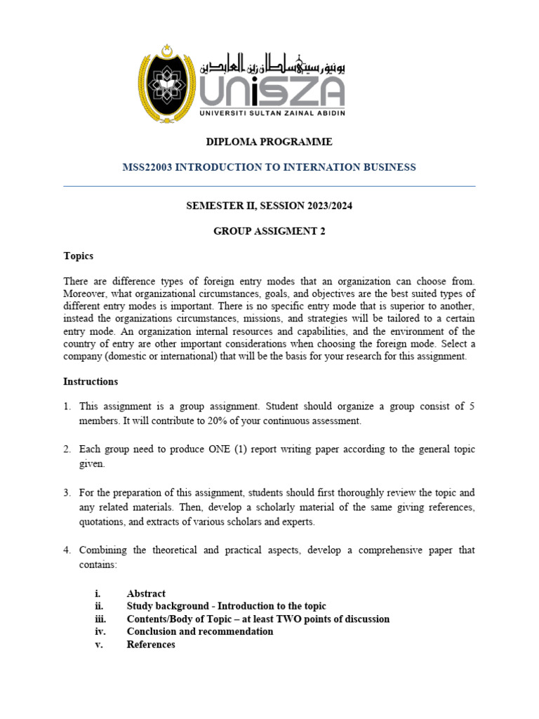 MSD21203 IIB Report Writing Assignment 2 | PDF | Citation | Academic Journal