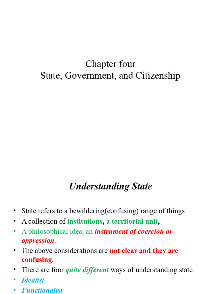 lecture 5 1 | PDF | State (Polity) | Marxism