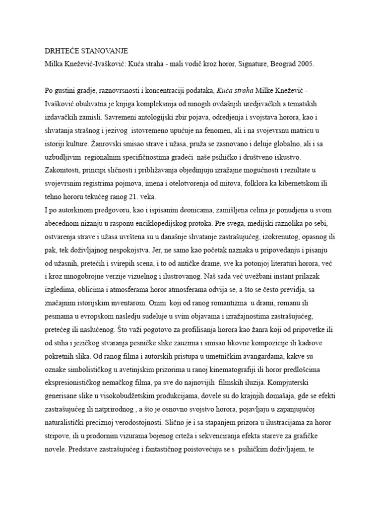 Rev Kuca Straha | PDF