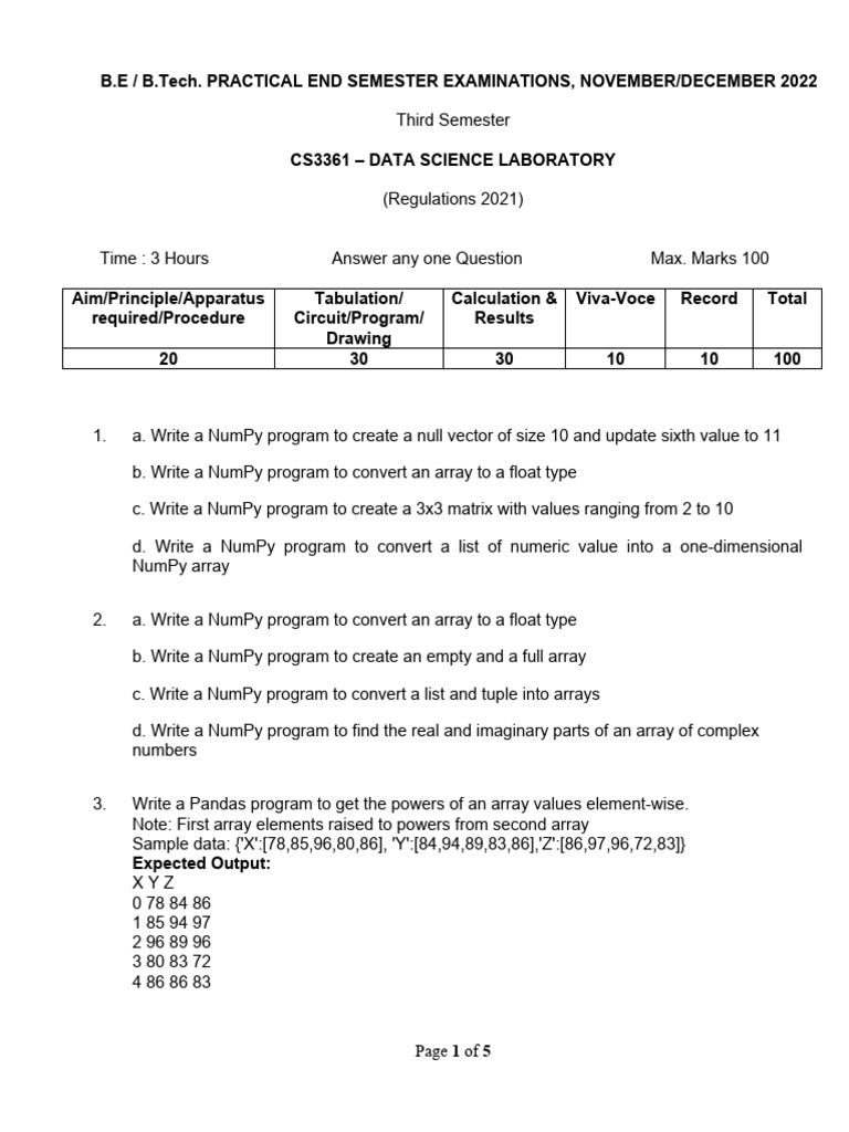 CS3361 SET1 (1) | Download Free PDF | Normal Distribution | Regression Analysis