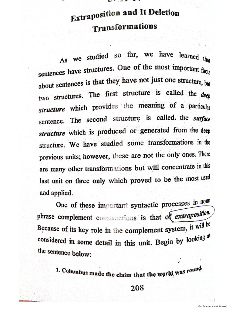 Extraposition and It Deletion | PDF