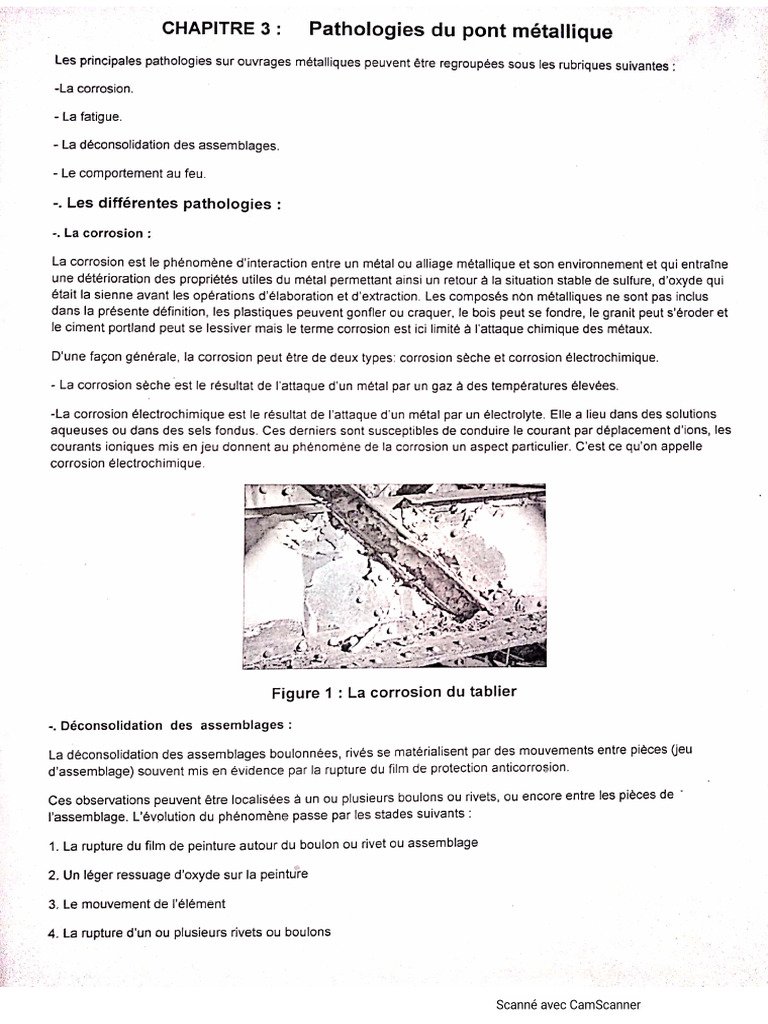 Pathologies Du Pont Métallique | PDF