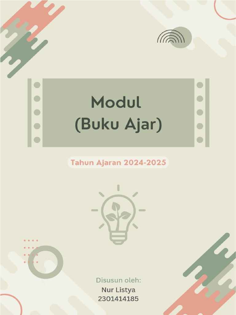 Modul Buku Ajar Pdf