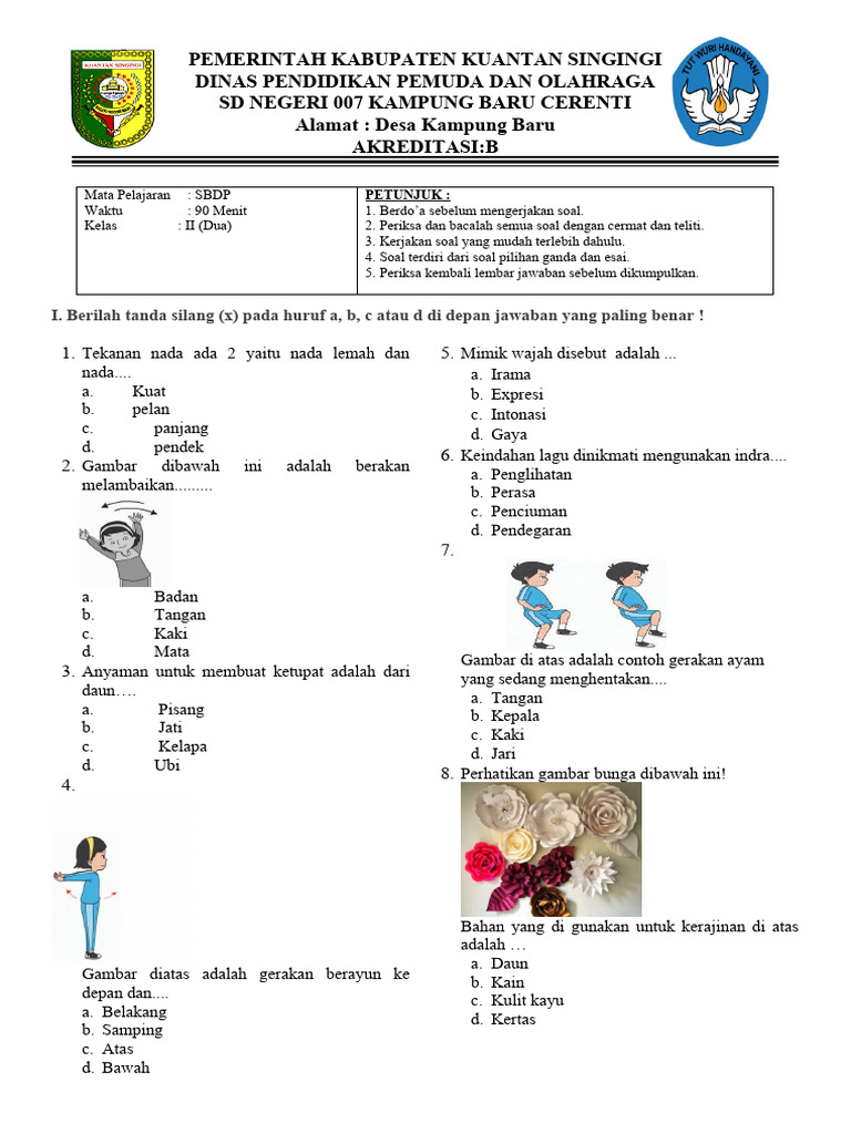 Soal SBDP Print | PDF