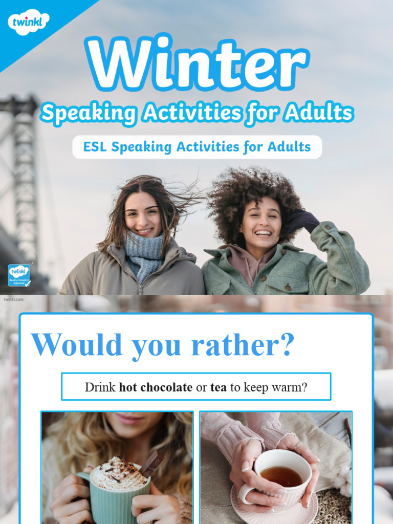Winter ESL Activities for Adults | PDF | Cooking, Food & Wine | Home ...