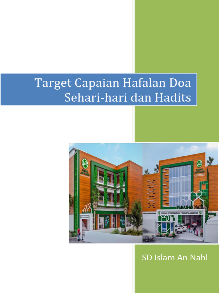 Target Hafalan Doa Dan Hadits Kelas 1 Sekolah Dasar 5 PDF Free | PDF