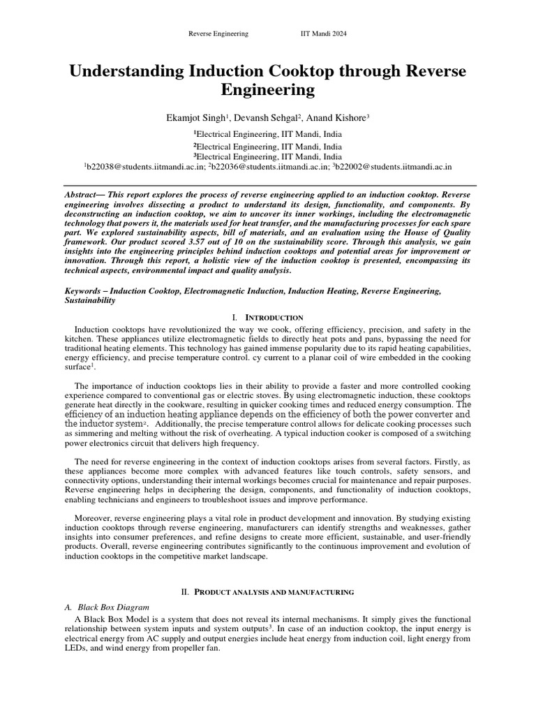 Group1 Final Report | PDF | Electric Current | Electromagnetic Induction