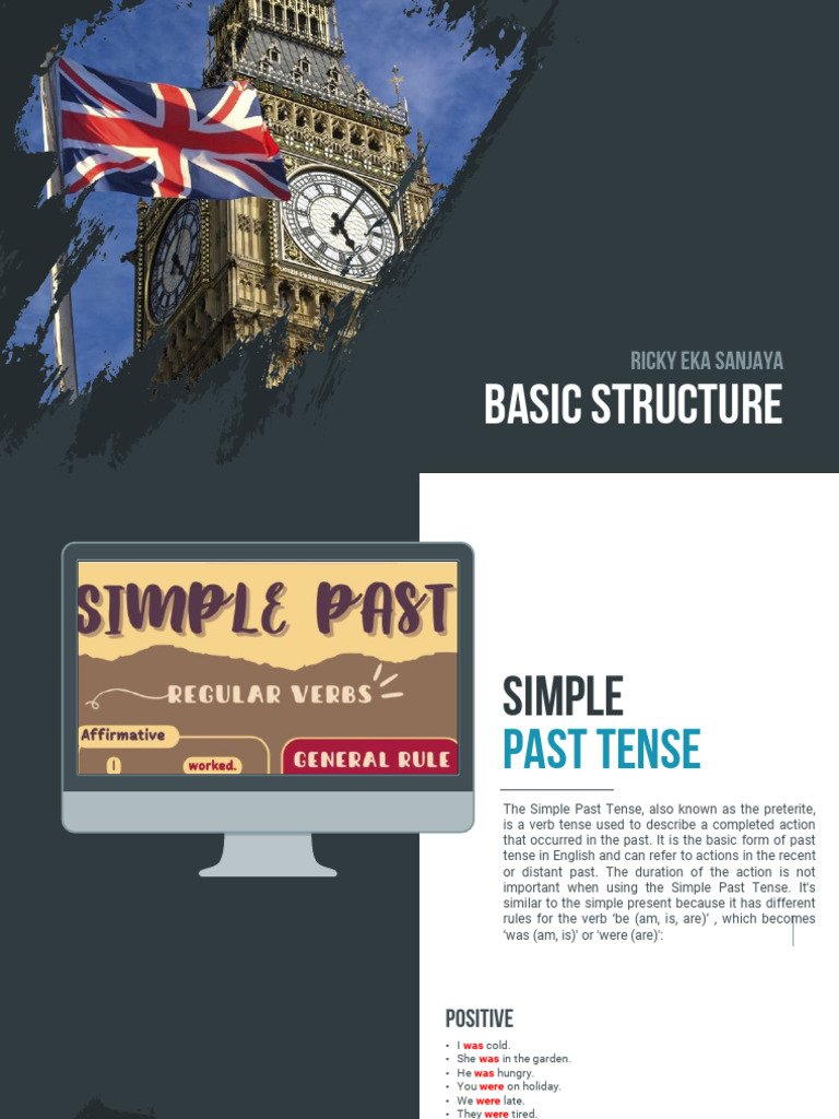 Simple Past | PDF | Verb | English Language