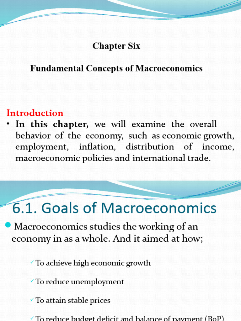 Macroeconomics: Key Concepts & National Income | PDF | Government ...