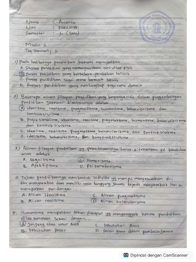 Tugas Penjas 3 | PDF