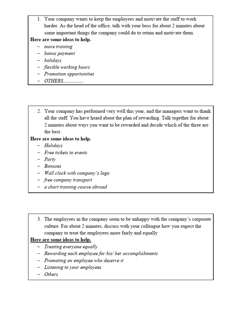 Interaction Styles (ROLE PLAY) | PDF | Employment | Clothing