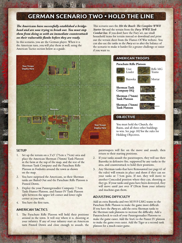 WWII German Counterattack Strategy | PDF | Tanks | Platoon