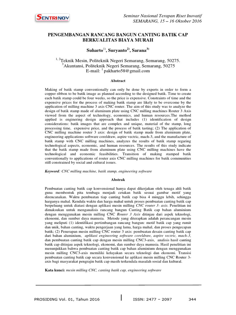 Pengembangan Rancang Bangun Canting Batik Cap | PDF | Komputer