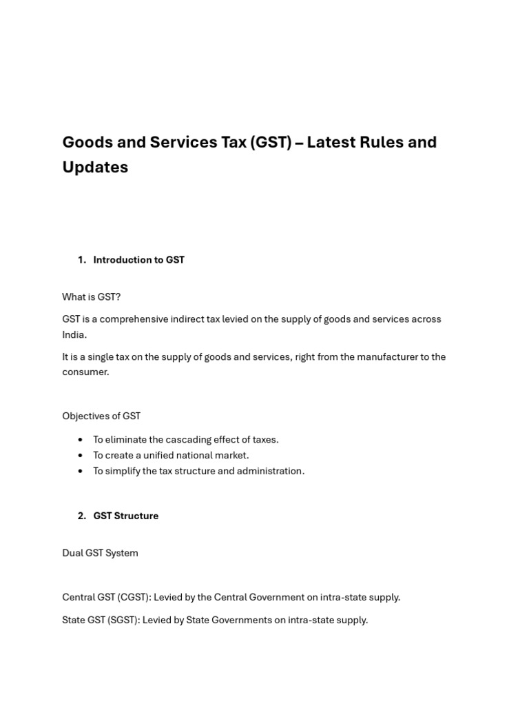 GST rules | PDF | Taxes | Government Finances