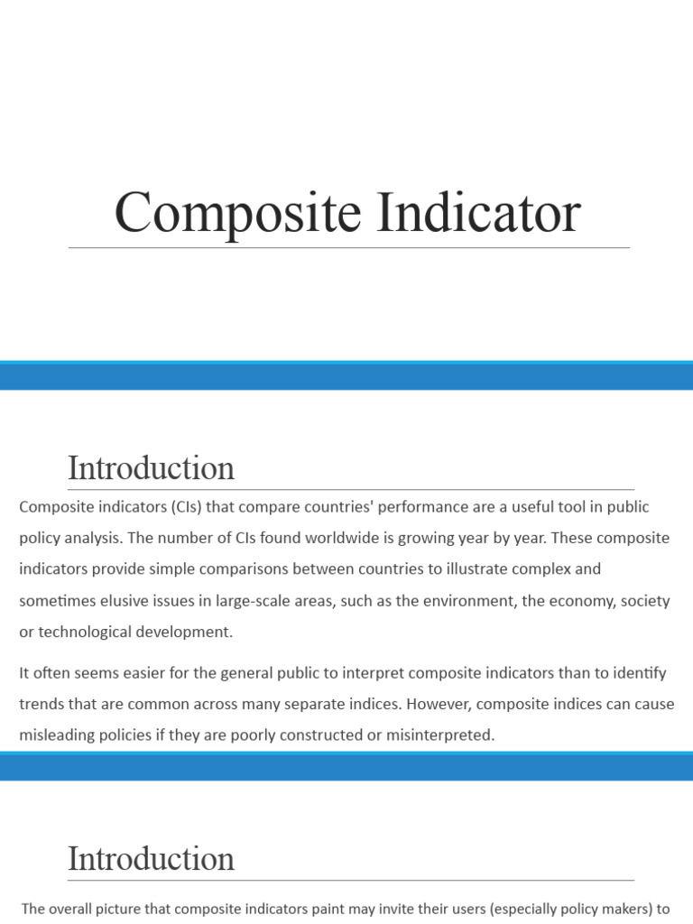 Composite Indicator NGU | PDF | Human Development Index