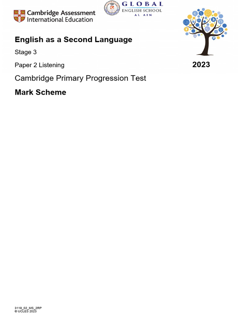 ESL Paper 2_2023 | PDF | English As A Second Or Foreign Language ...