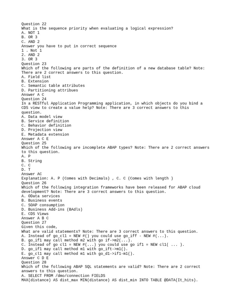 C Abap Question5 | PDF | Computing | Computer Programming C Abap Question5 | PDF | Computing | Computer Programming