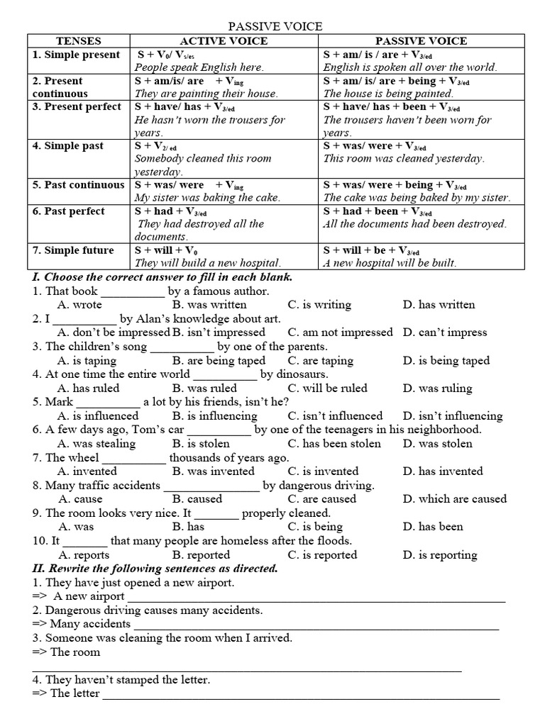 2. PASSIVE VOICE | PDF