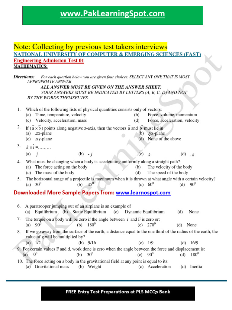 Fast-Paper-01 PakLearningSpot | PDF | Electrical Resistivity And ...