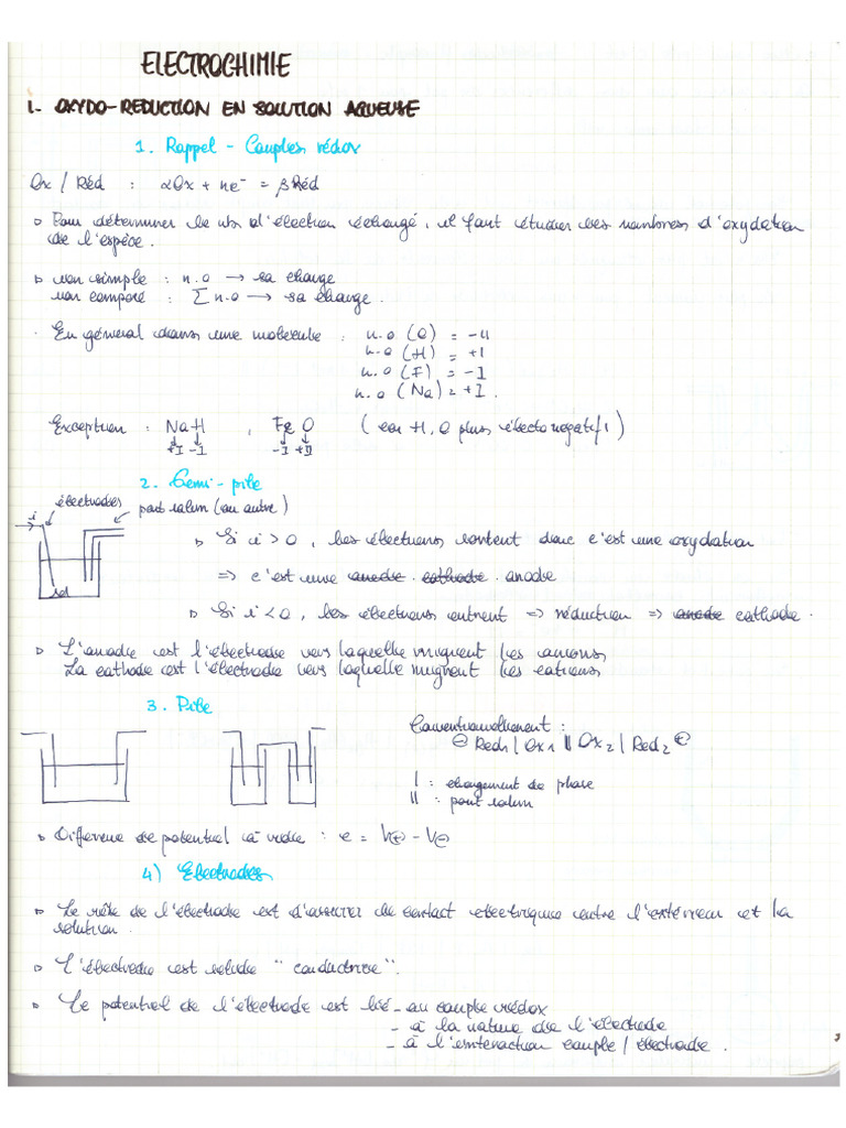 Electro Chim i e | PDF