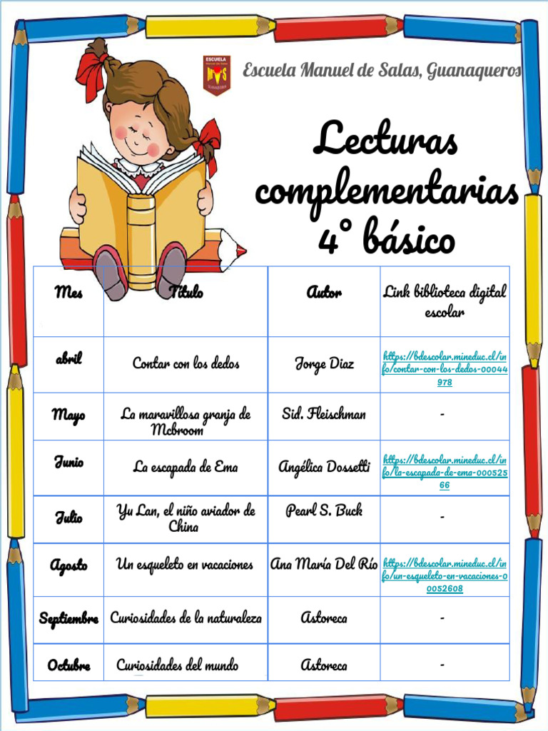 Lecturas Complementarias 4° | PDF