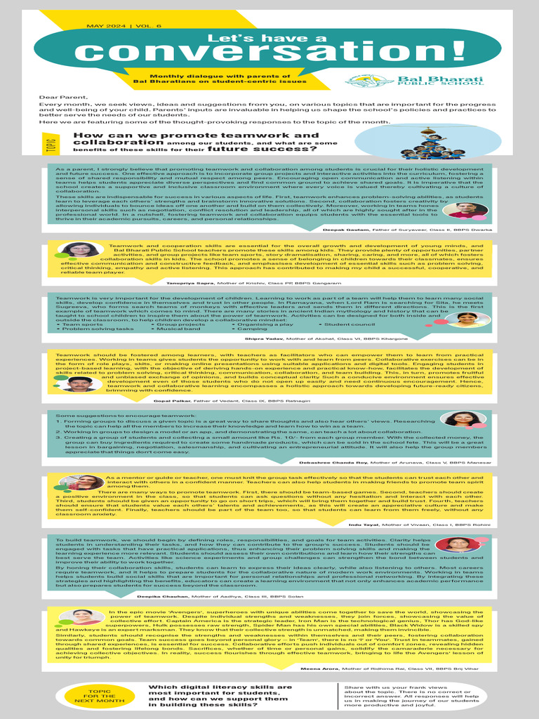 Lets Have A Conversation - Parents Vol 6 - FINAL 13may24 | PDF ...