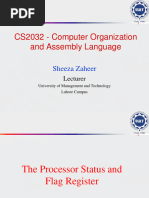 8086 Flag Register Overview | PDF | Computer Programming | Office Equipment