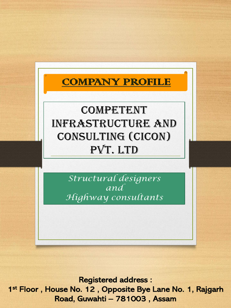 Competent Infrastructure and Consulting (Cicon) Pvt. LTD | PDF ...